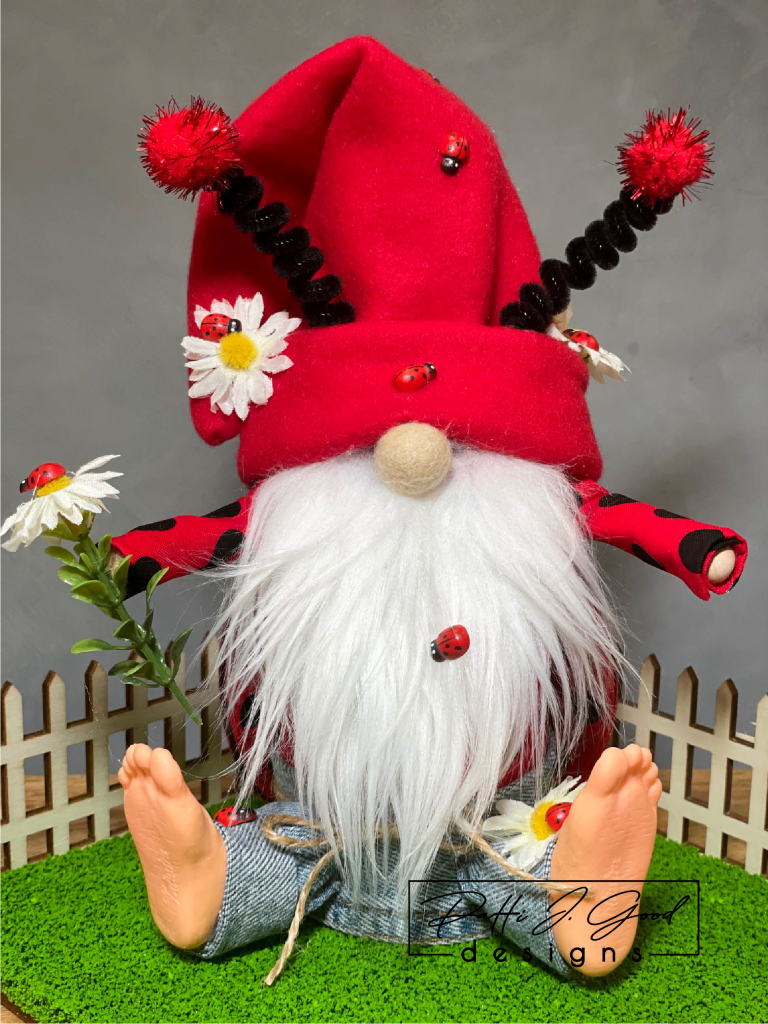 DIY Ladybug gnome/No sew gnome diy tutorial - Patti J. Good Designs ...