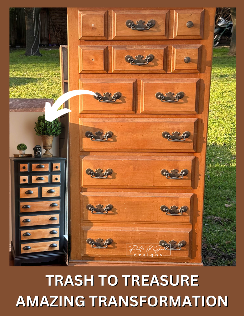 DIY Furniture Flip / Trash to Treasure /Upcycle and Sell - Patti J ...