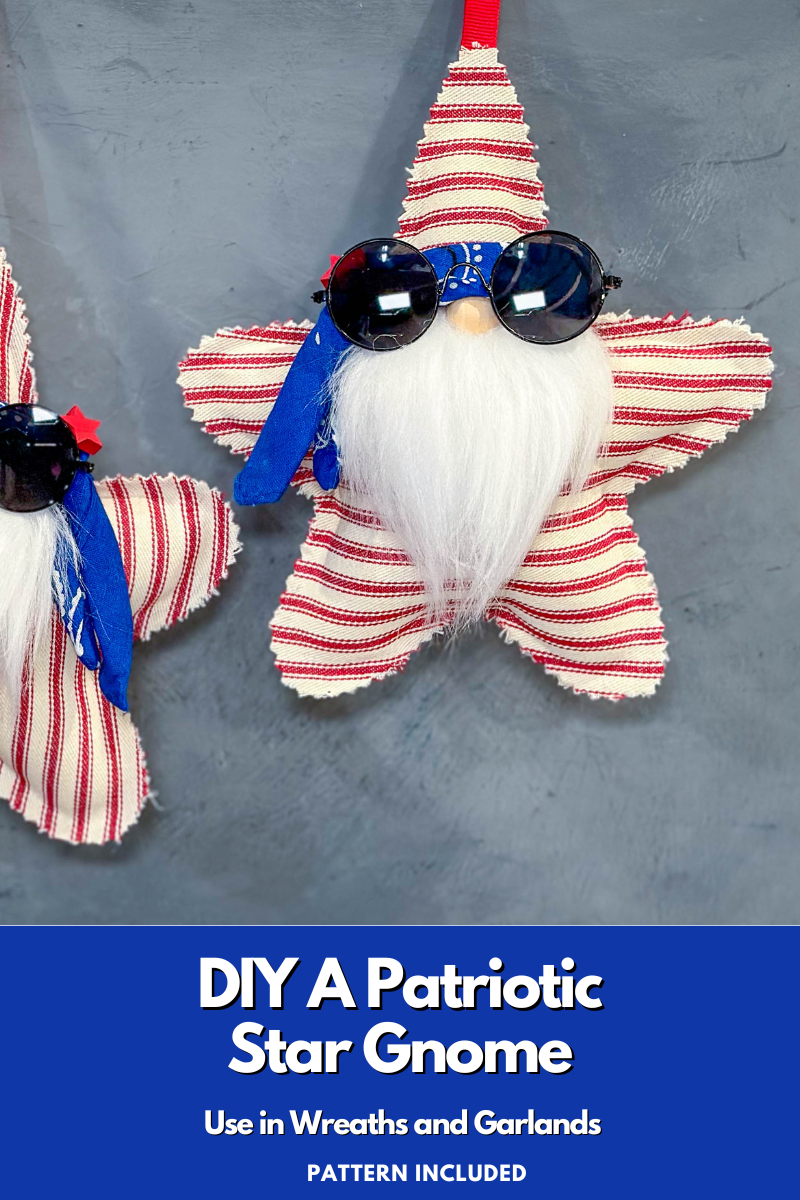DIY Star Spangled Gnome / Patriotic Gnome - Patti J. Good Designs ...