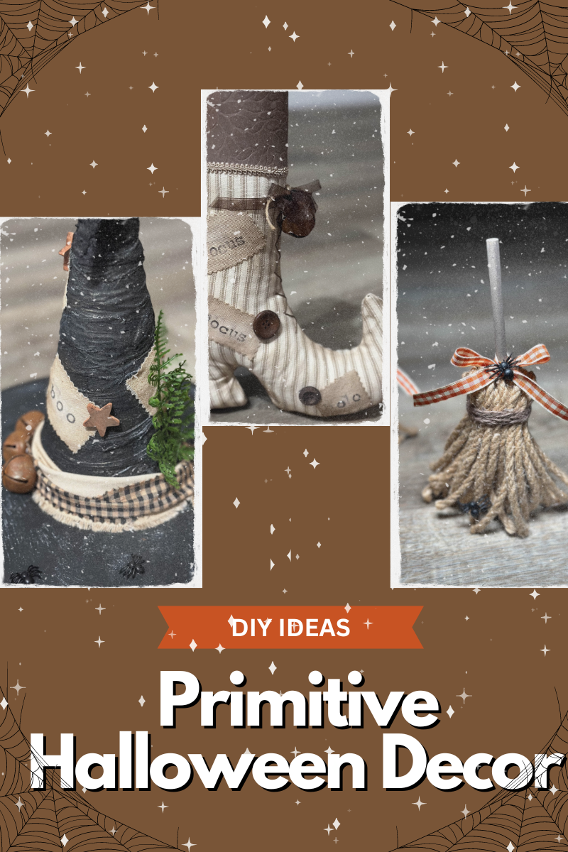 Primitive Halloween Decor Diys / Vintage Halloween - Patti J. Good ...