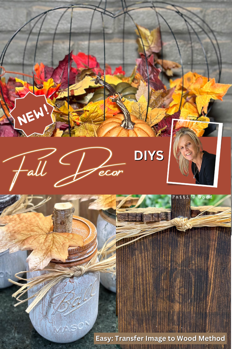 New Fall DIYS That Don't Look Cheap / Easy Image Transfer Technique ...