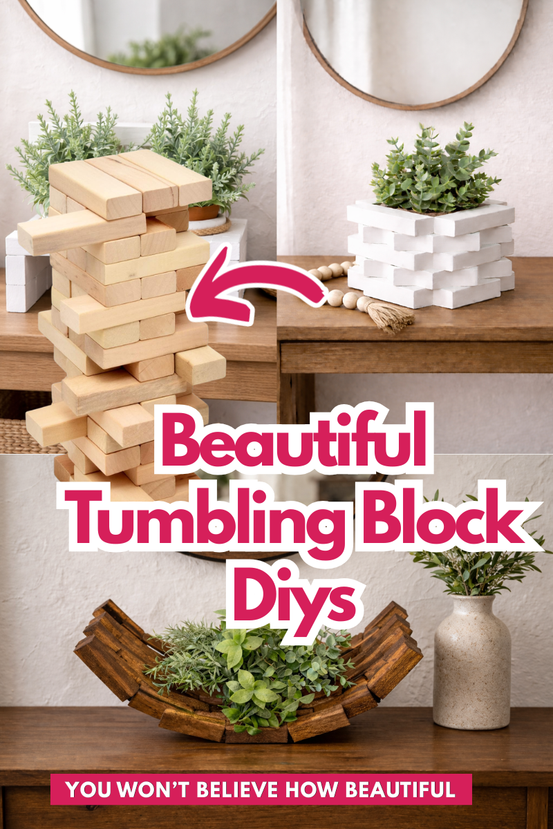 Beautiful Tumbling Block Diy Home Decor You'll Want to Make - Patti J ...